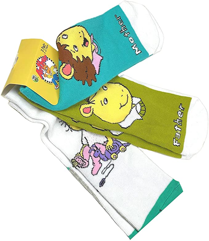 3 Pair PBS Kids Arthur & Friends Crew Socks – DoodleUS.com